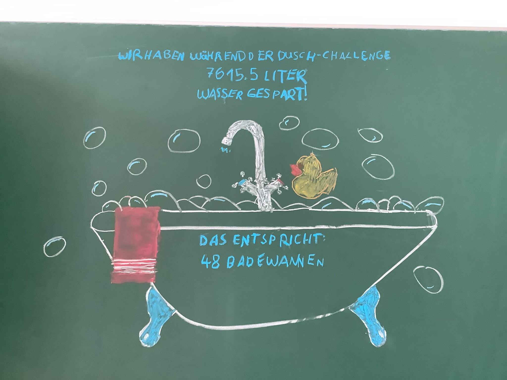 „Dusch-Challenge“: Schülerinnen und Schüler der Klasse 6b sparen ...